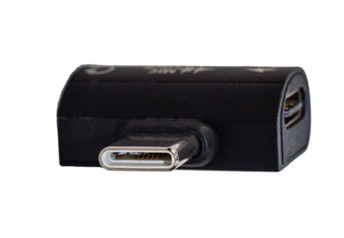 Mic-Lock USB-C SoundPass & Secure Charger - Black | Order | Hart4Technology